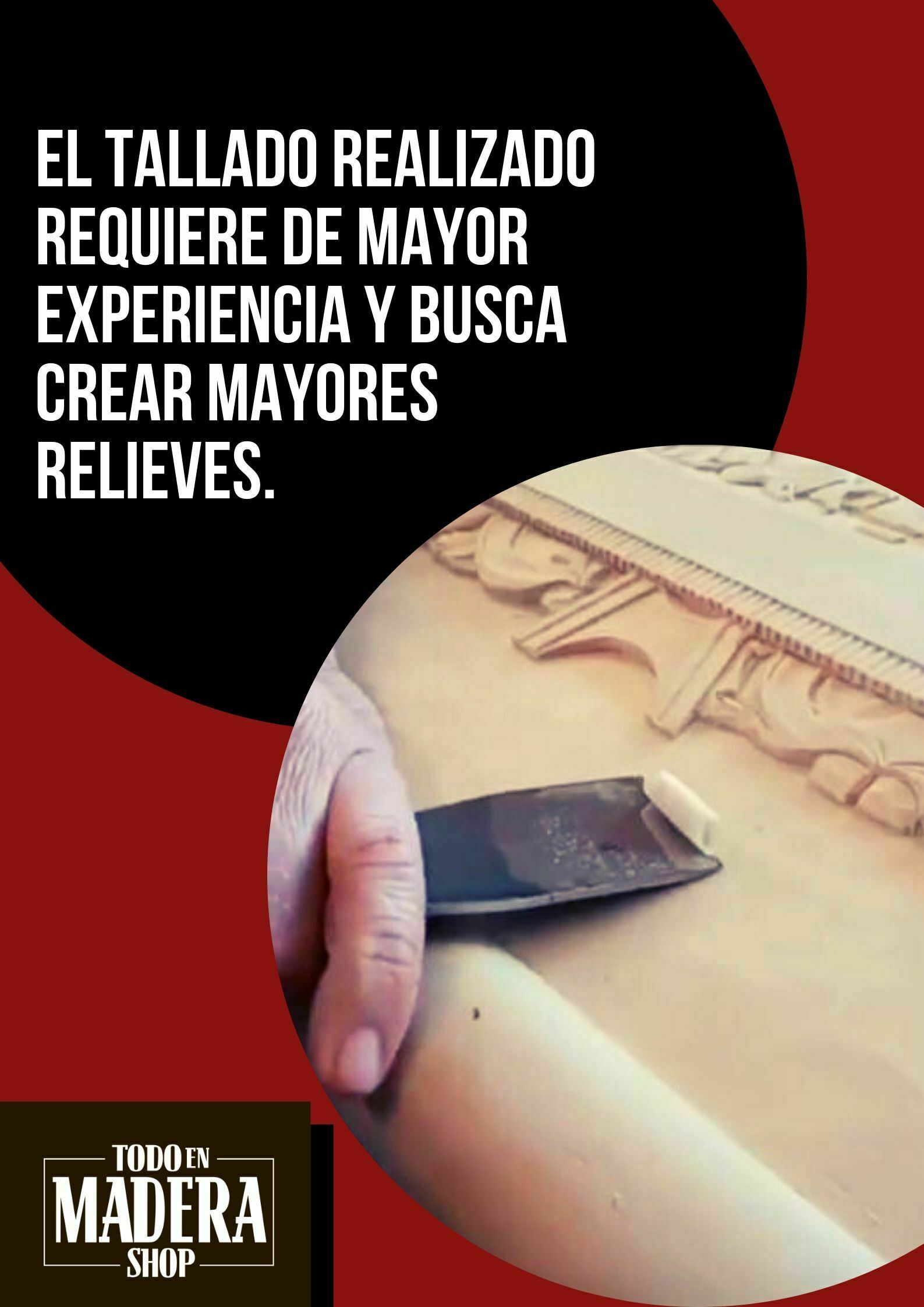 Tallado de madera - Practica que nos ha regalado bellas obras de artes