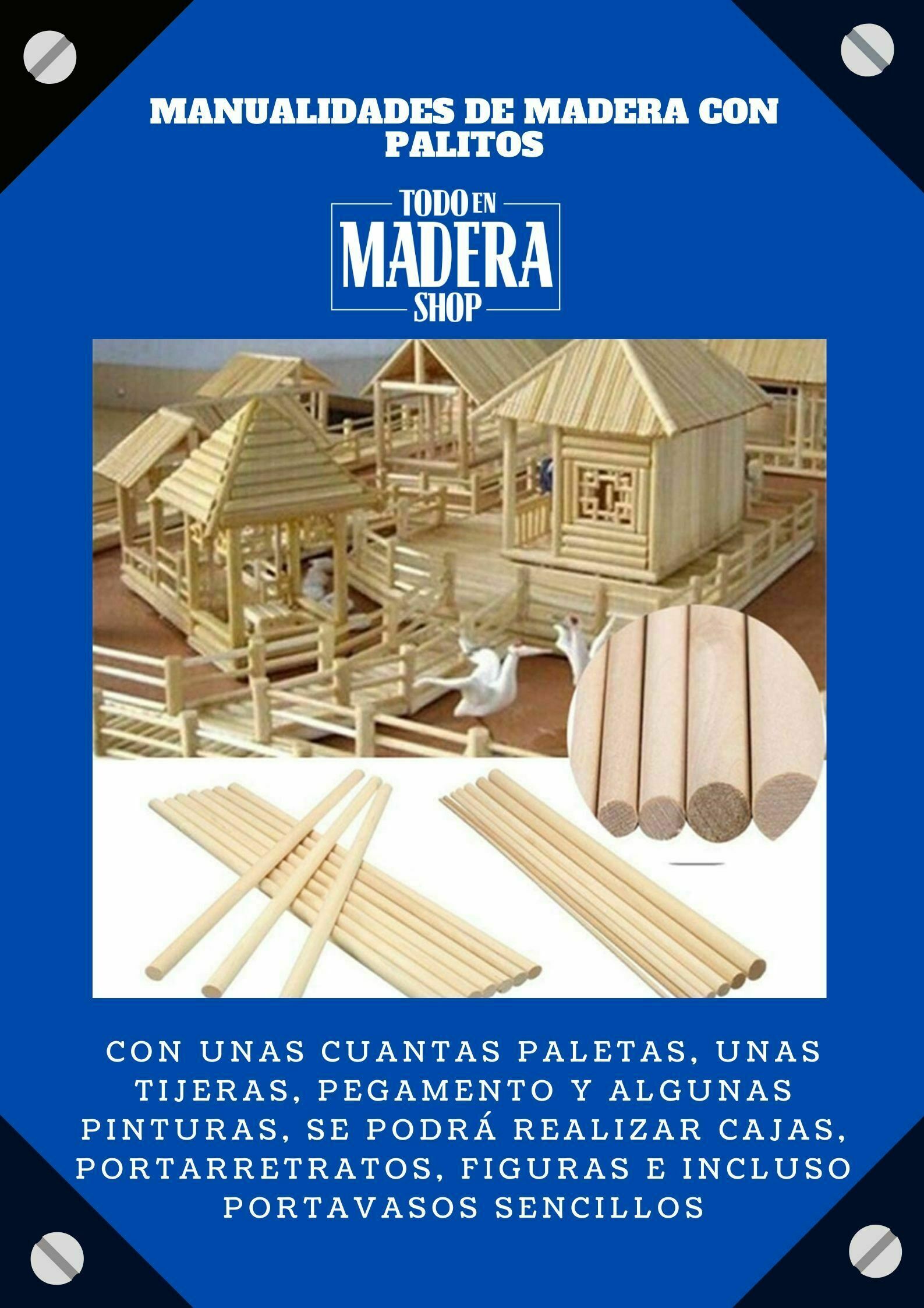 Manualidades - manualidades de madera y sus tipos